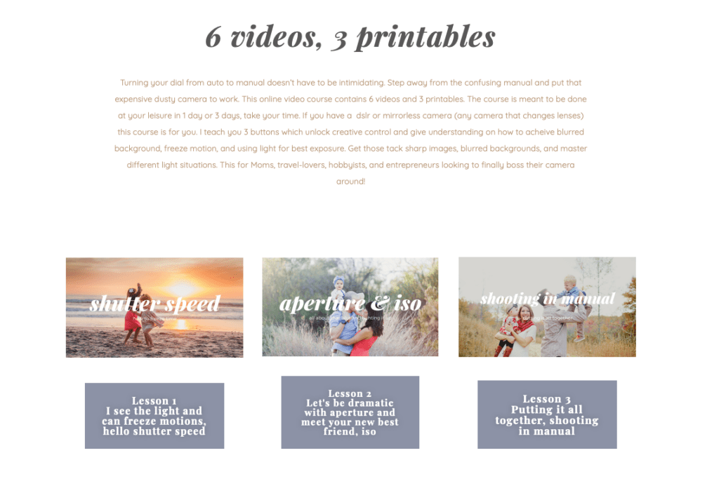 Learn your Dslr camera (online video course) | Bow and Arrow photography